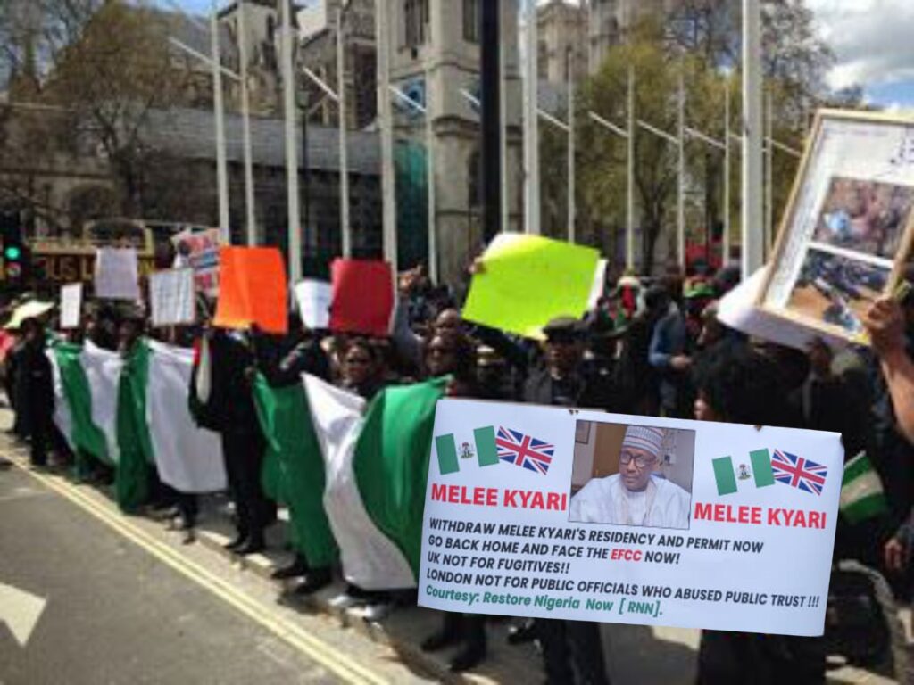 JUST IN: ‘Kyari Must Go Home’ Protest Hits London - Factsheet